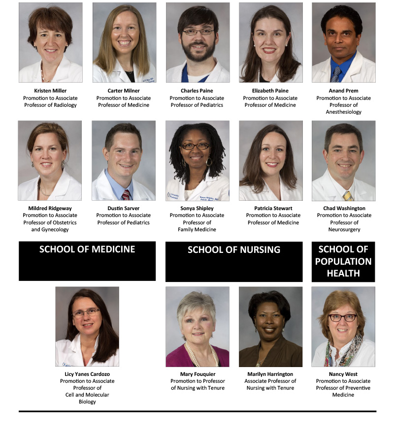 UMMC promotions and tenure - University of Mississippi Medical Center