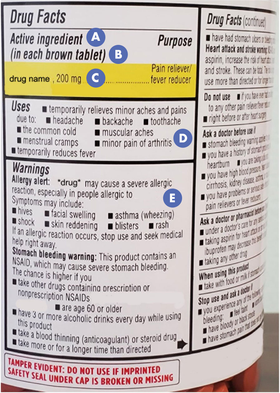 Prescription Label Example