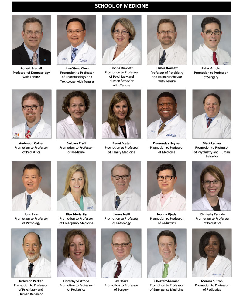 UMMC promotions and tenure - University of Mississippi Medical Center