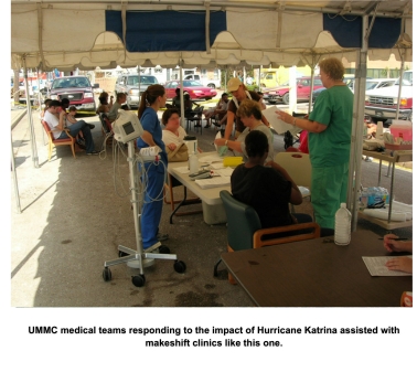 Katrina: “Team UMC” - VC Notes - University of Mississippi Medical Center